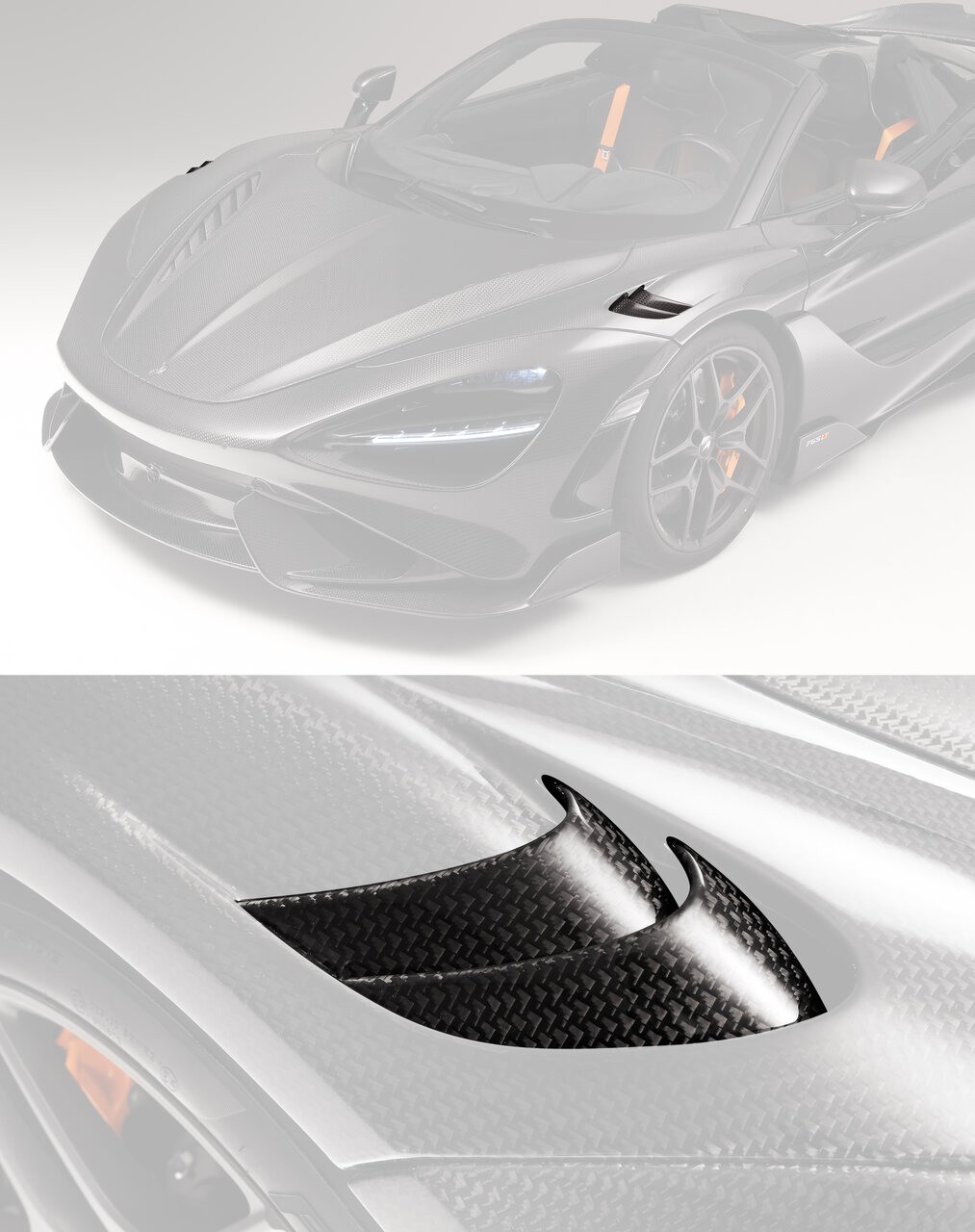 Air ducts of the front fenders Topcar Design for McLaren 765 LT Spider ...