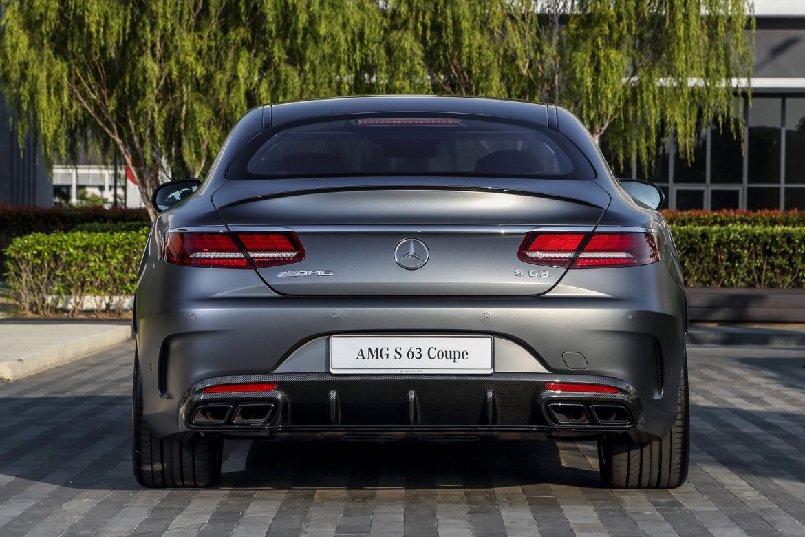 Diffuser version 2 Carbon for Mercedes S-class Coupe C217 Restyling Buy ...