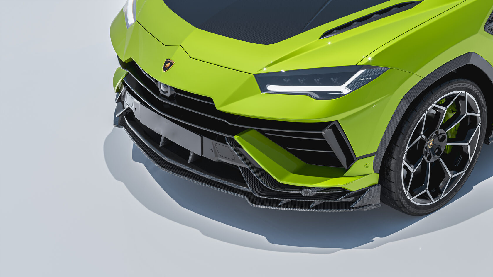 Front bumper lower lip Carbon for Lamborghini Urus Performante Compra ...