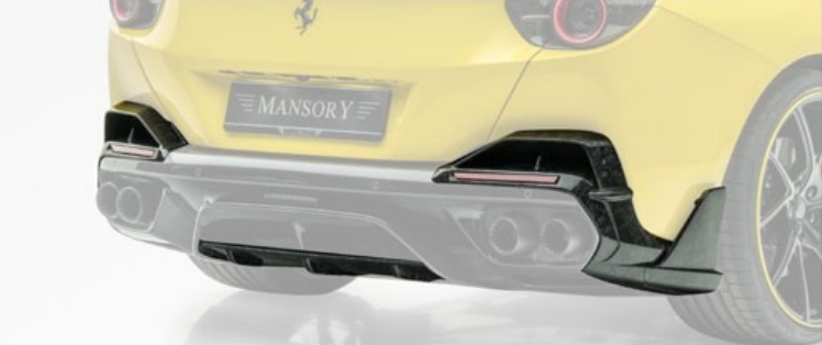Rear diffuser Mansory Carbon for Ferrari Portofino Compra con entrega ...