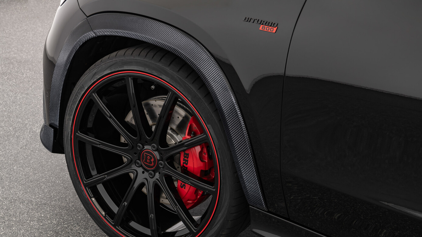 Fender add-on parts Brabus Carbon for Mercedes GLE SUV AMG V167 AMG GLE ...