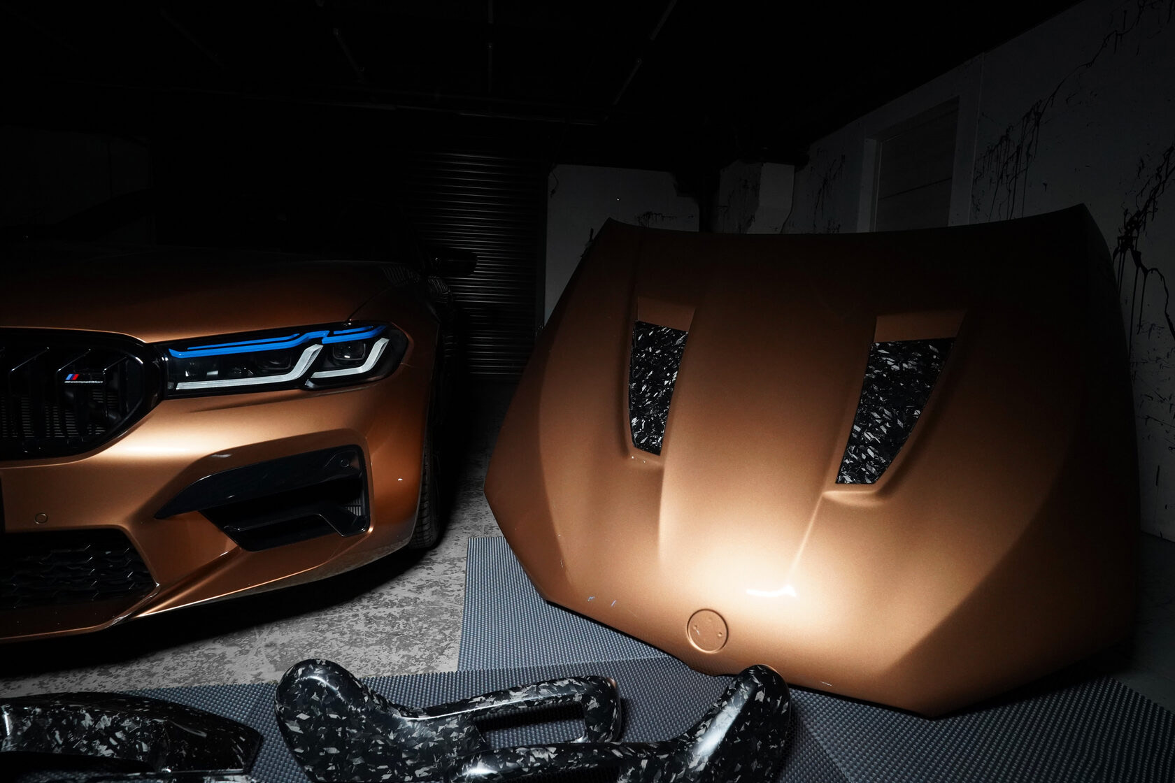 Forged Carbon Fiber Body kit set for BMW M5 F90 LCI Restyling Buy with ...