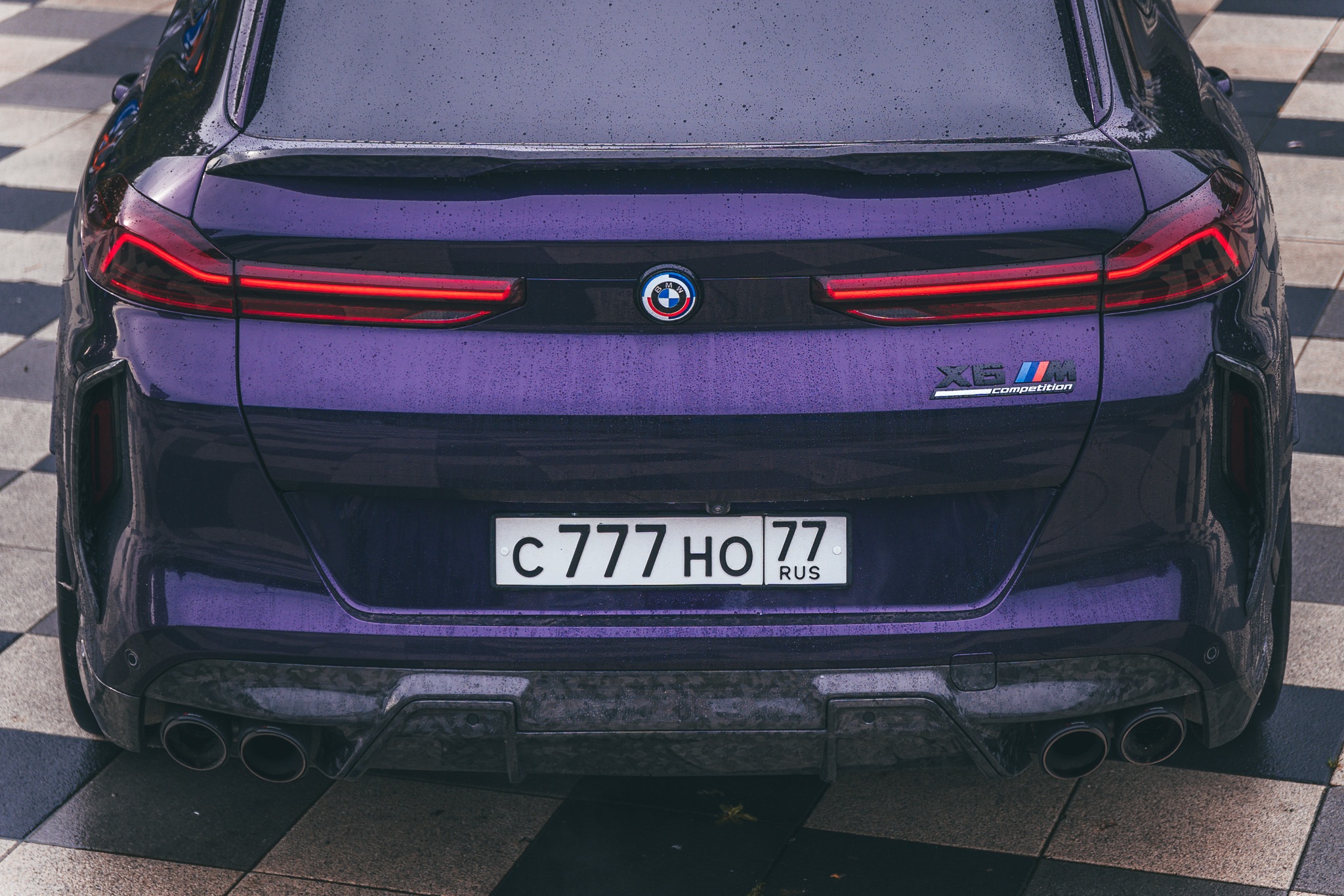 Carbon spoiler ruler Archetype design for BMW X6 M F96 Compra con ...