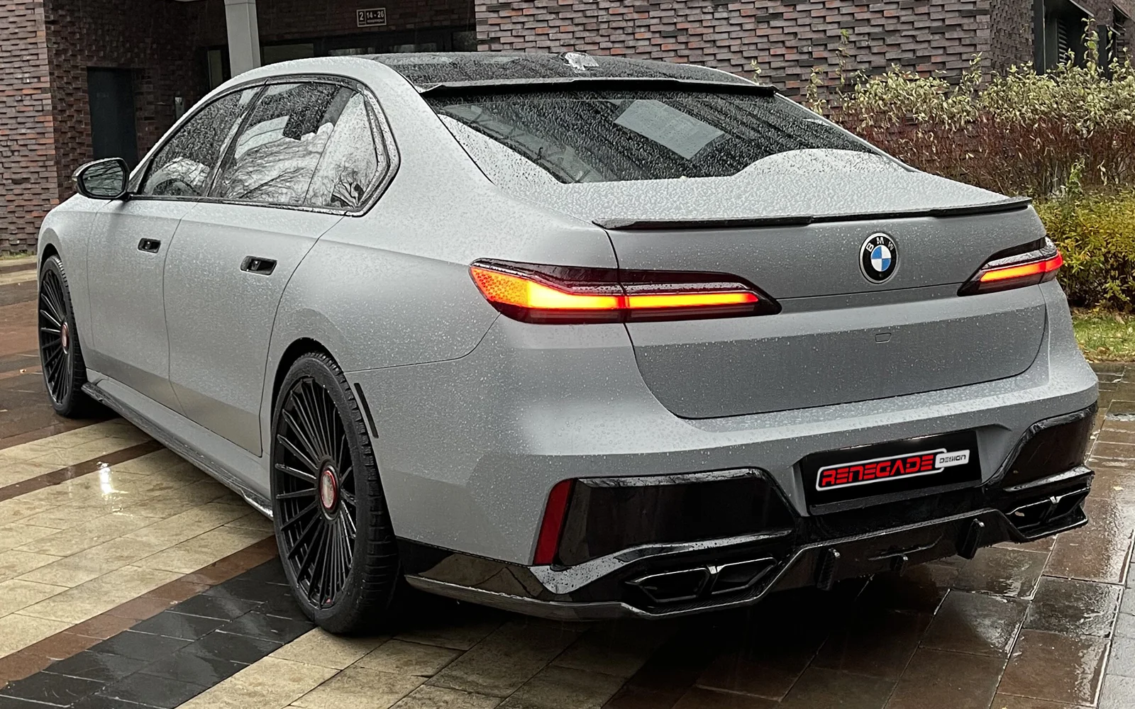 Mid spoiler Renegade Design for BMW 7 series G70 Buy with delivery, installation, affordable ...