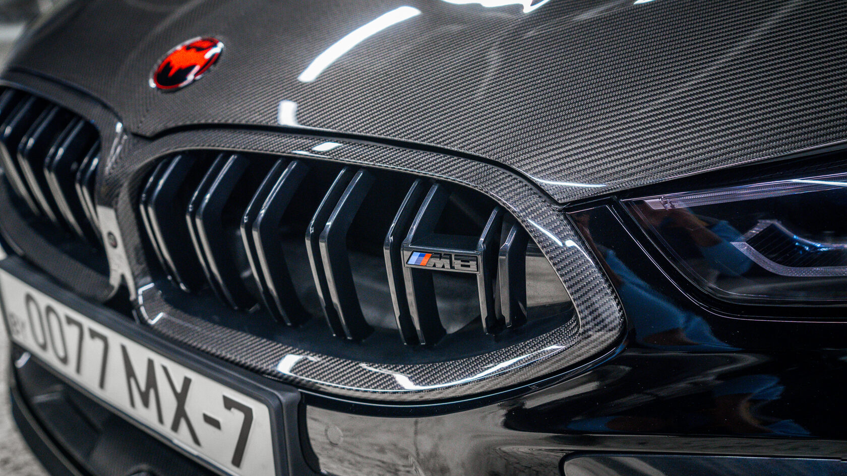 Radiator grille M Performance Carbon for BMW 8 series G14/G15/G16 Grand ...