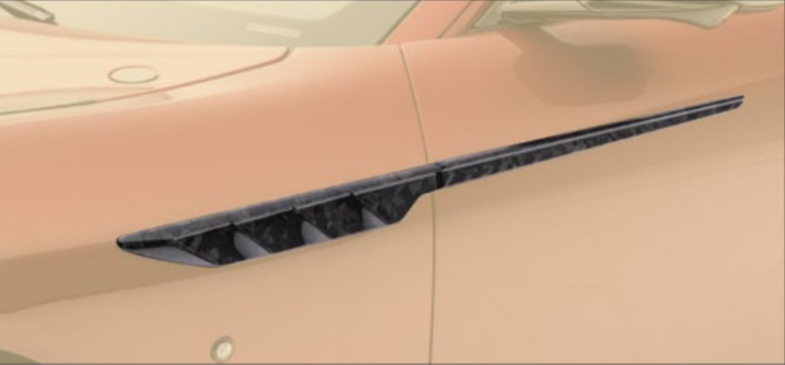 Front fender & door strip Mansory Carbon for Ferrari Roma Soft kit Buy ...