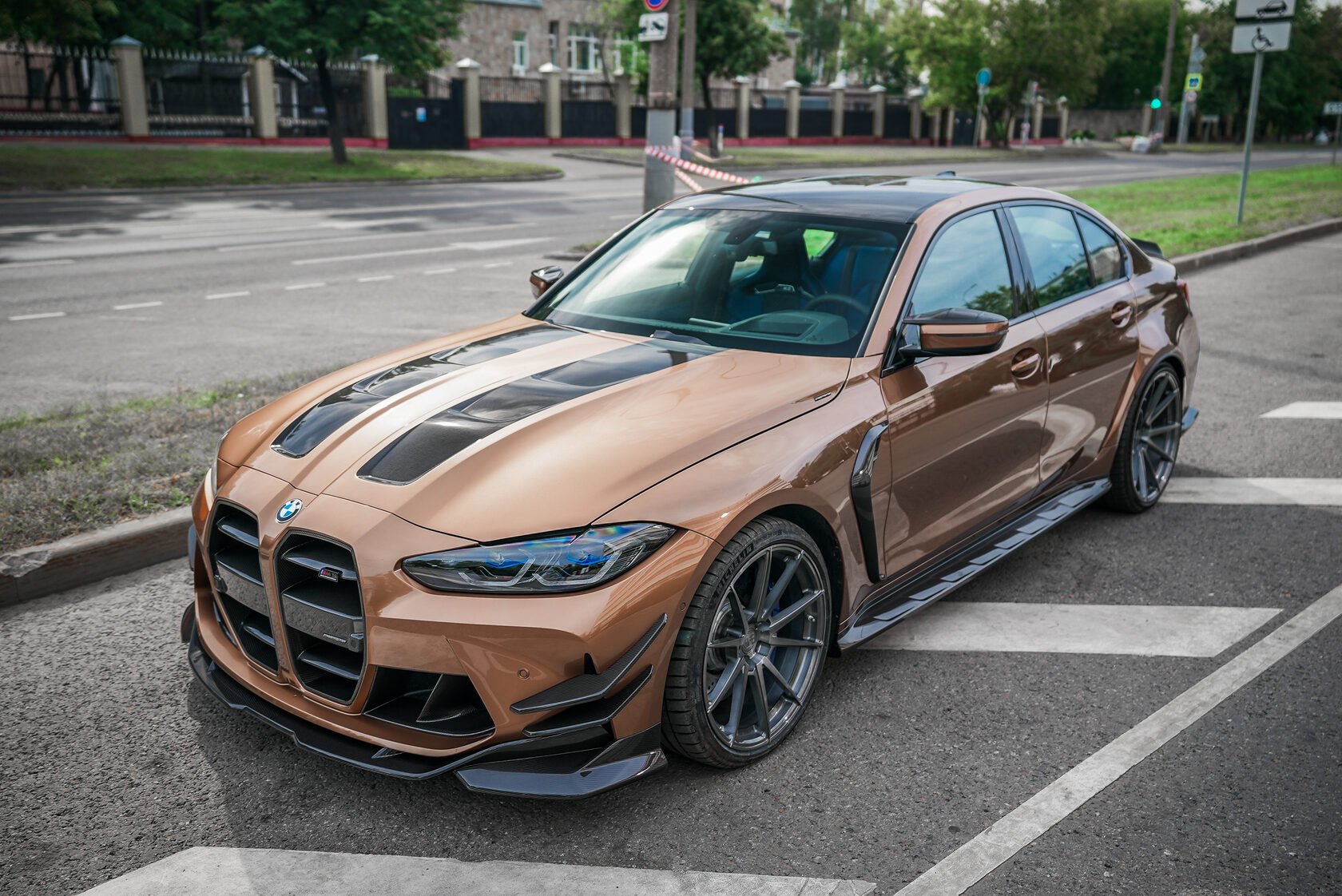 Gills in wings Streetfighter Carbon for BMW M3 G80 Buy with delivery ...