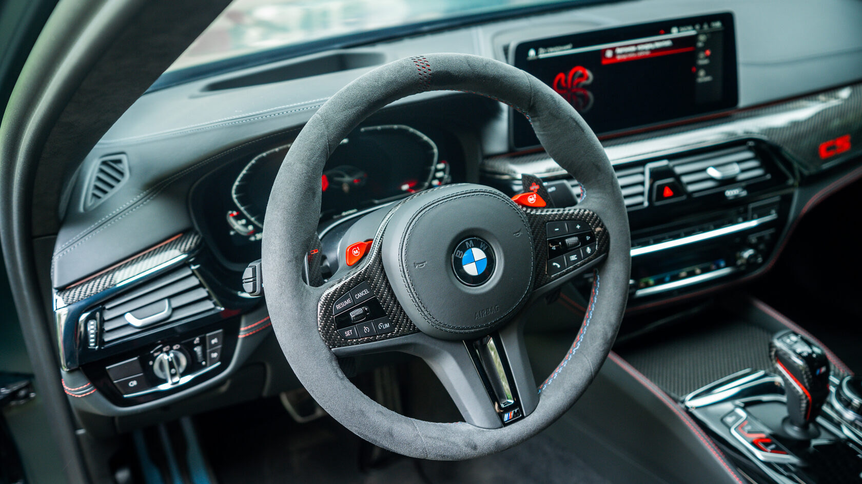 Steering wheel inserts Carbon for BMW M8 F91/F92/F93 Grand Coupe Buy ...