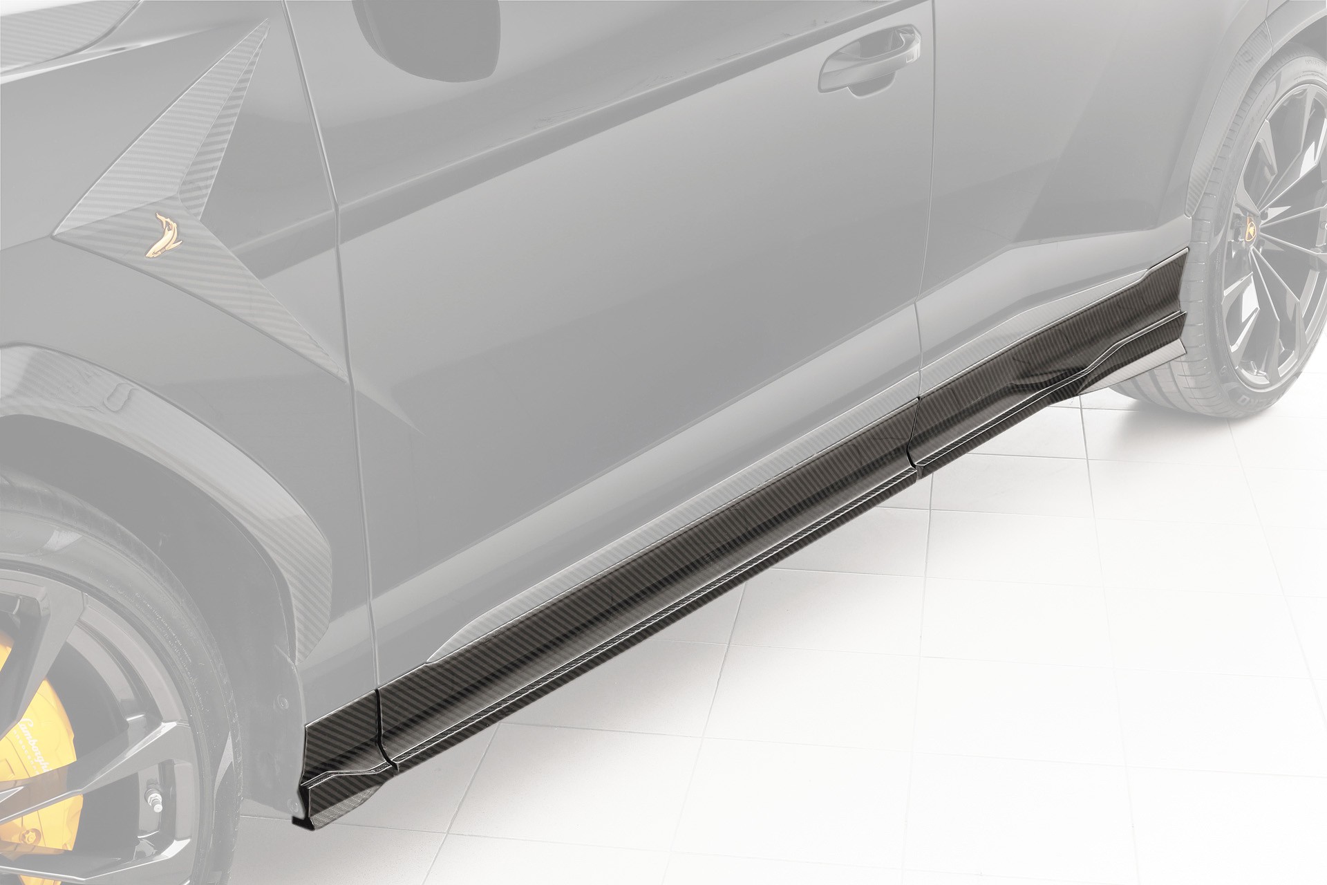 Side Skirt Extension, 2 Pcs, Stealth Carbon Fiber Buy with delivery ...