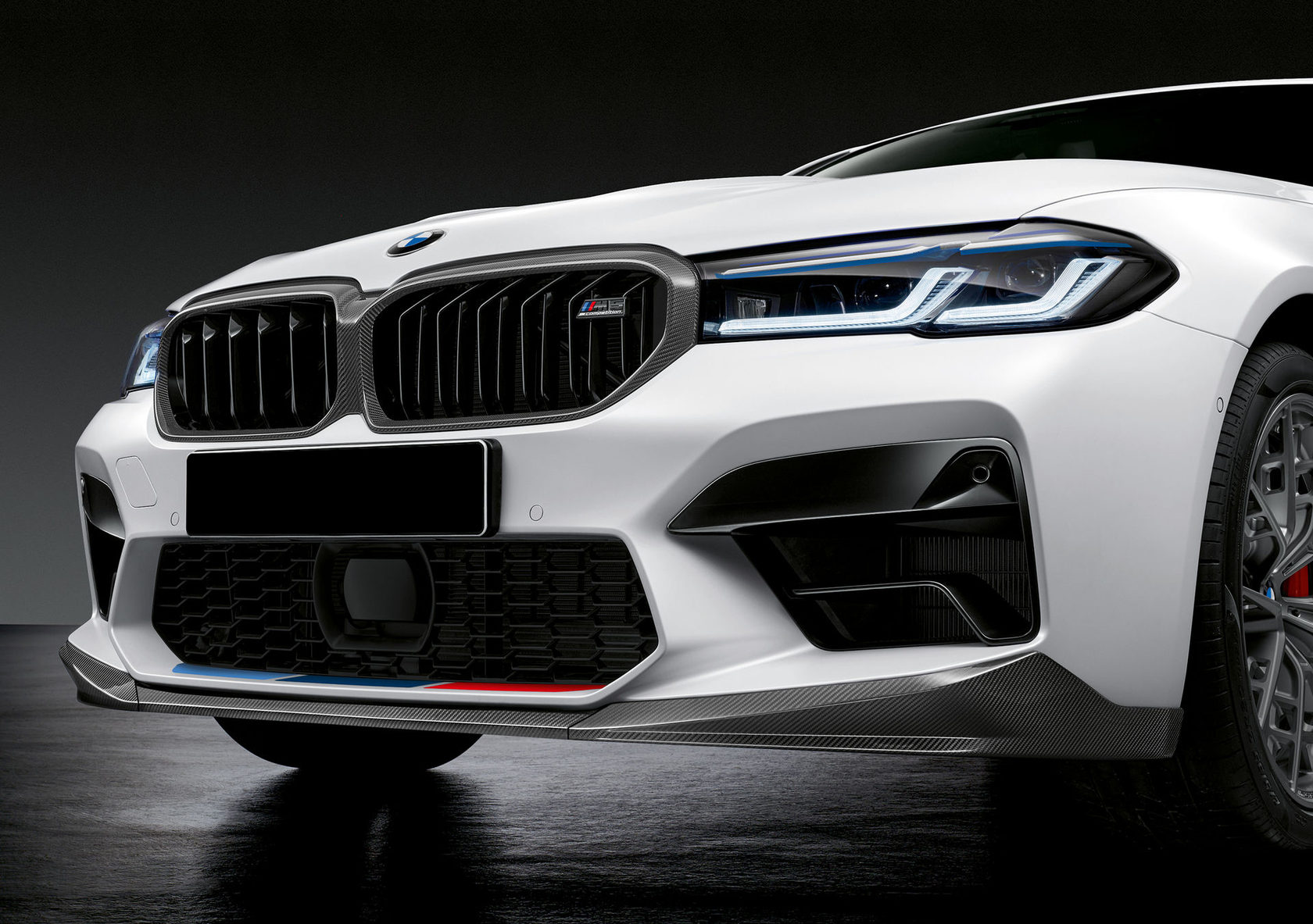 Front bumper lip M Performance Carbon for BMW M5 F90 LCI Restyling Buy ...
