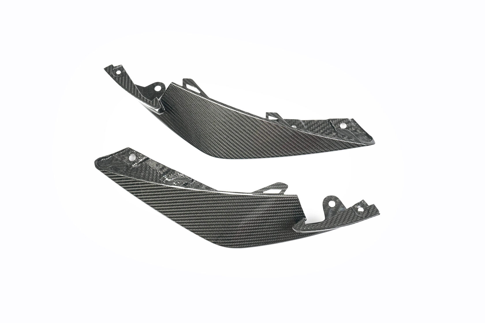 Front bumper blades M Performance Carbon for BMW M3 G80 Touring Køb med ...