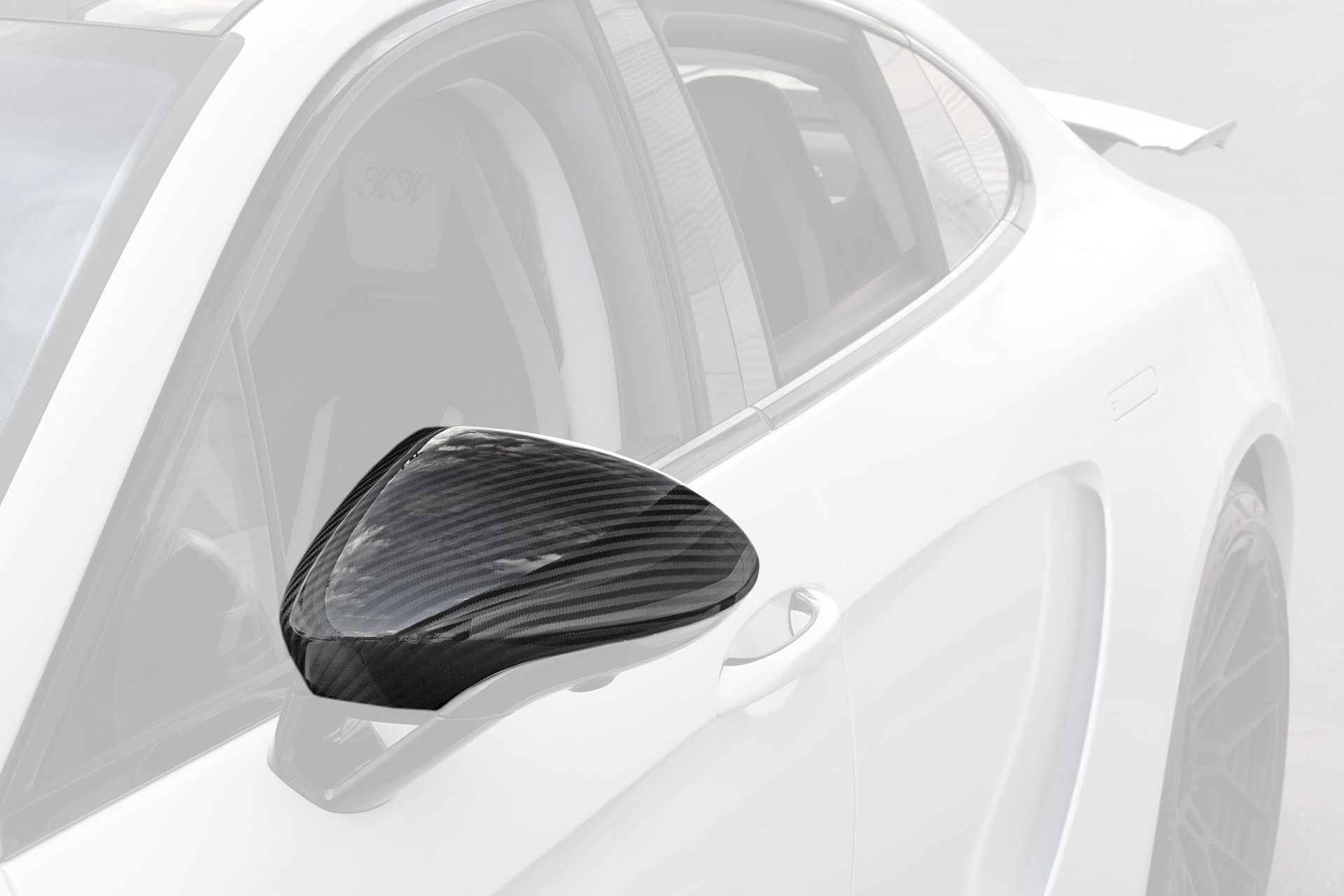Side mirrors visible carbon fiber Topcar Design for Porsche Panamera GT ...