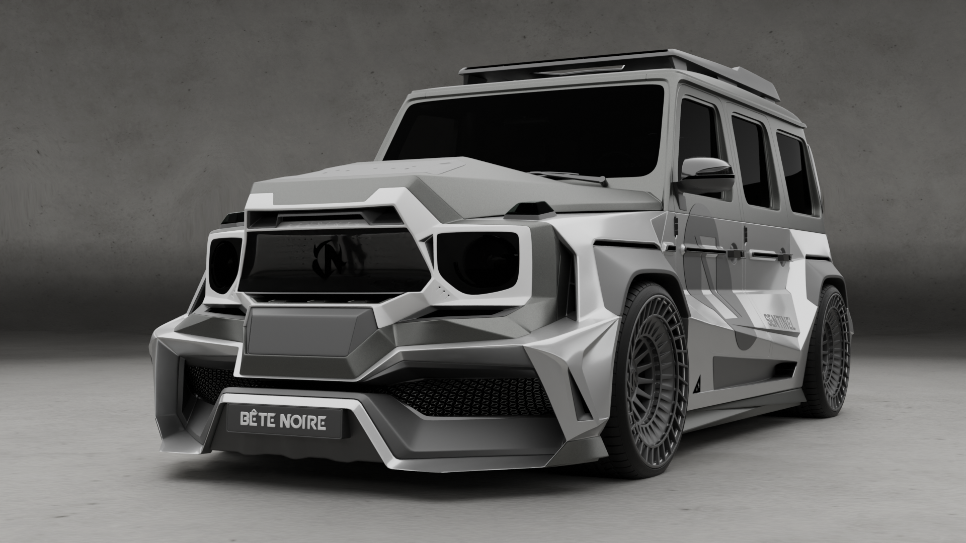 Custom Wide Body Kit for New Electric G-class EQG Buy with delivery ...