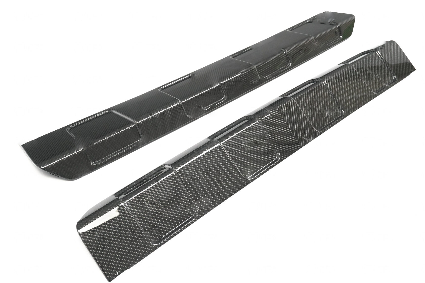 Inserts in the front and rear bumper Carbon for Mercedes G-class W463A Buy with delivery ...