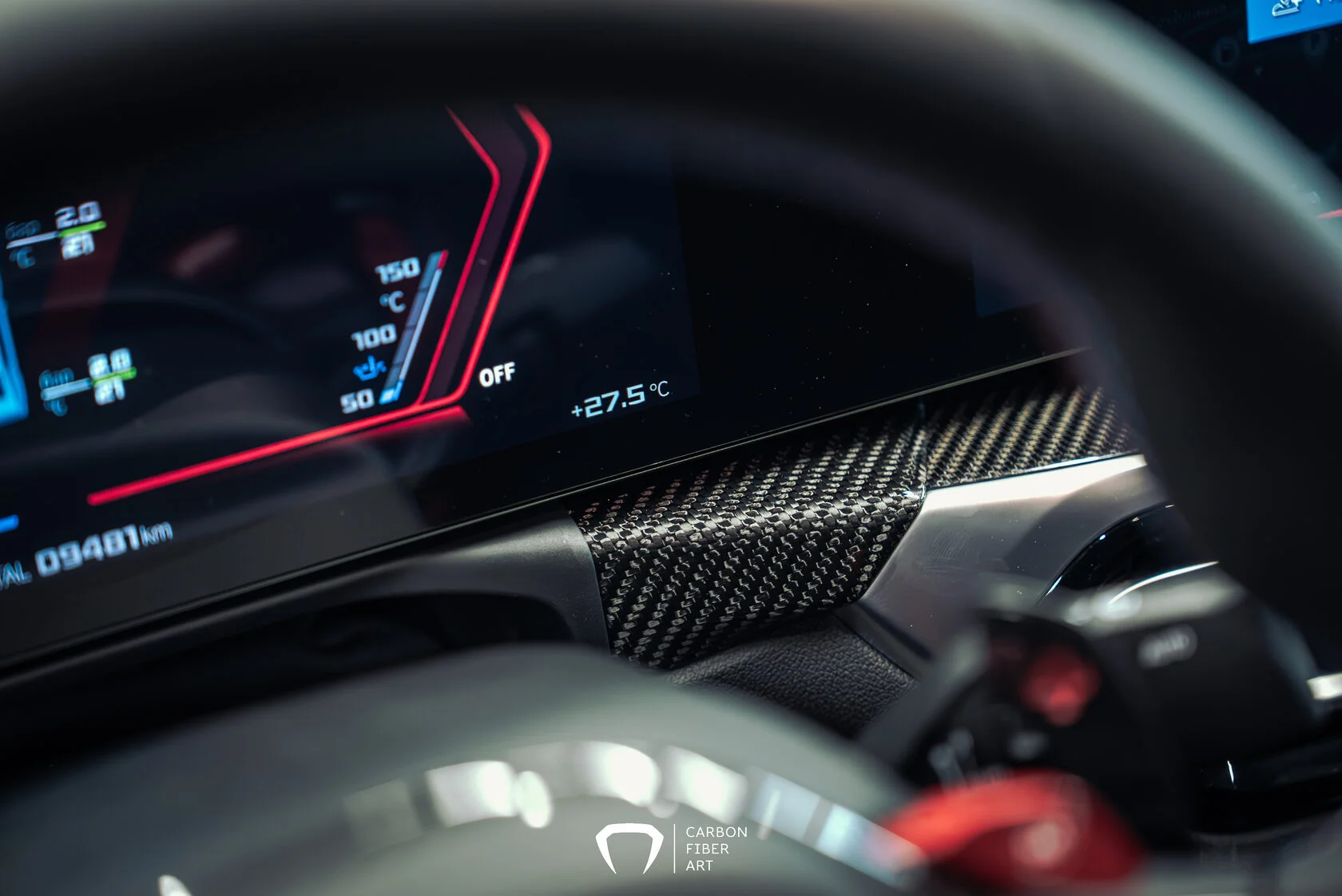 Additional LCI Display Panels Carbon for BMW i4 M50 Køb med levering ...