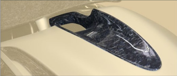 Rear fender air intake Mansory Carbon for McLaren 720S Buy with ...