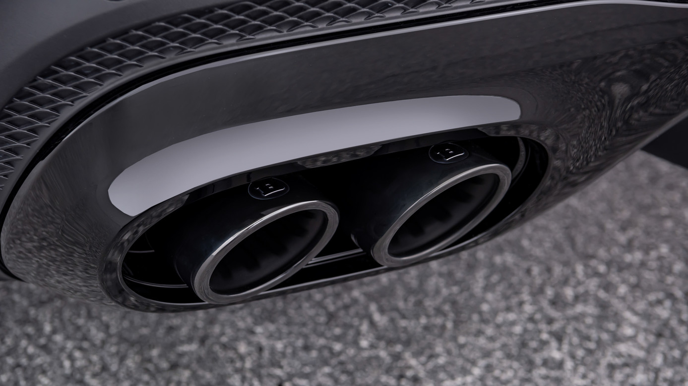 Exhaust tips black chrome Brabus for Mercedes GLB X 247 GLB 250 | AMG ...