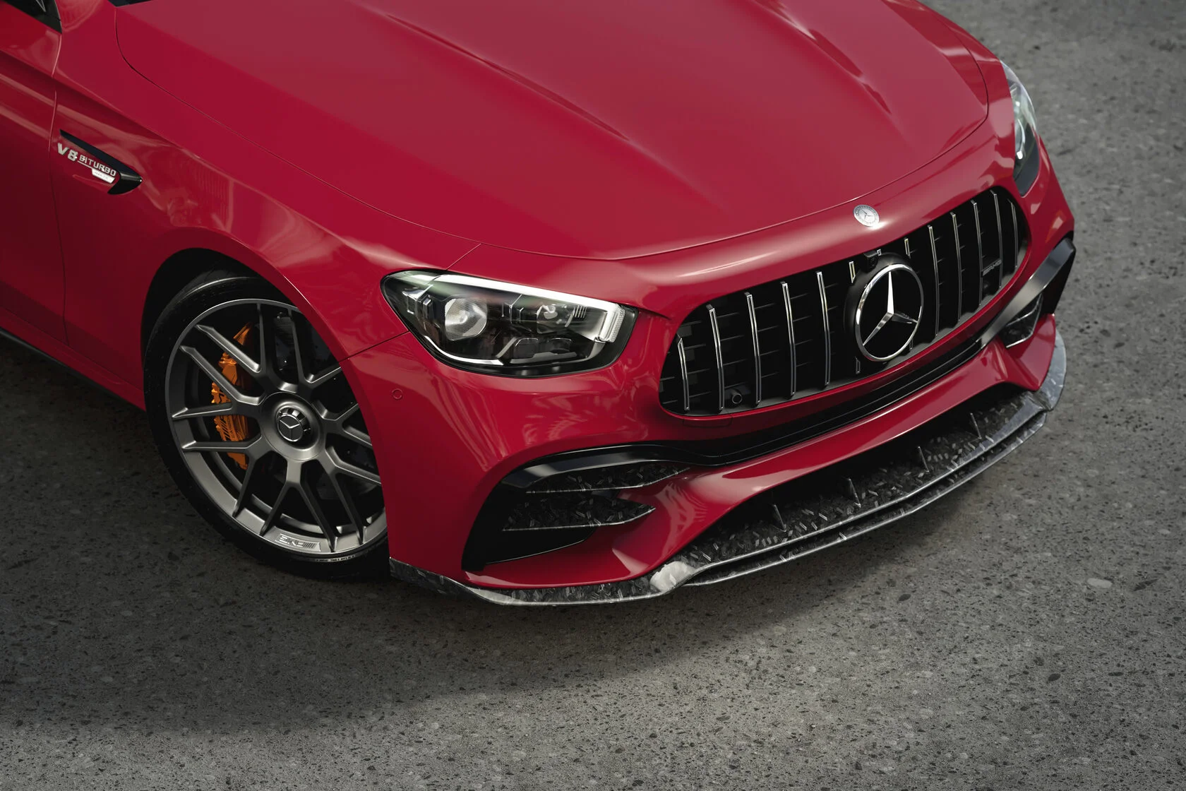 Forged Carbon Fiber Body kit set for Mercedes E-class AMG W213 E63 AMG ...