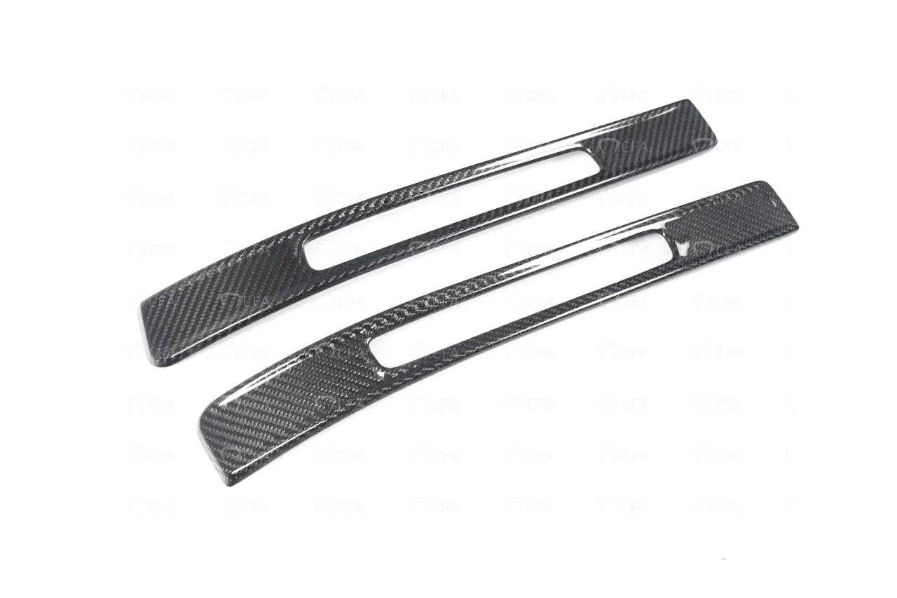 Rear bumper inserts Forged Carbon for Mercedes G-class W463A Buy with ...