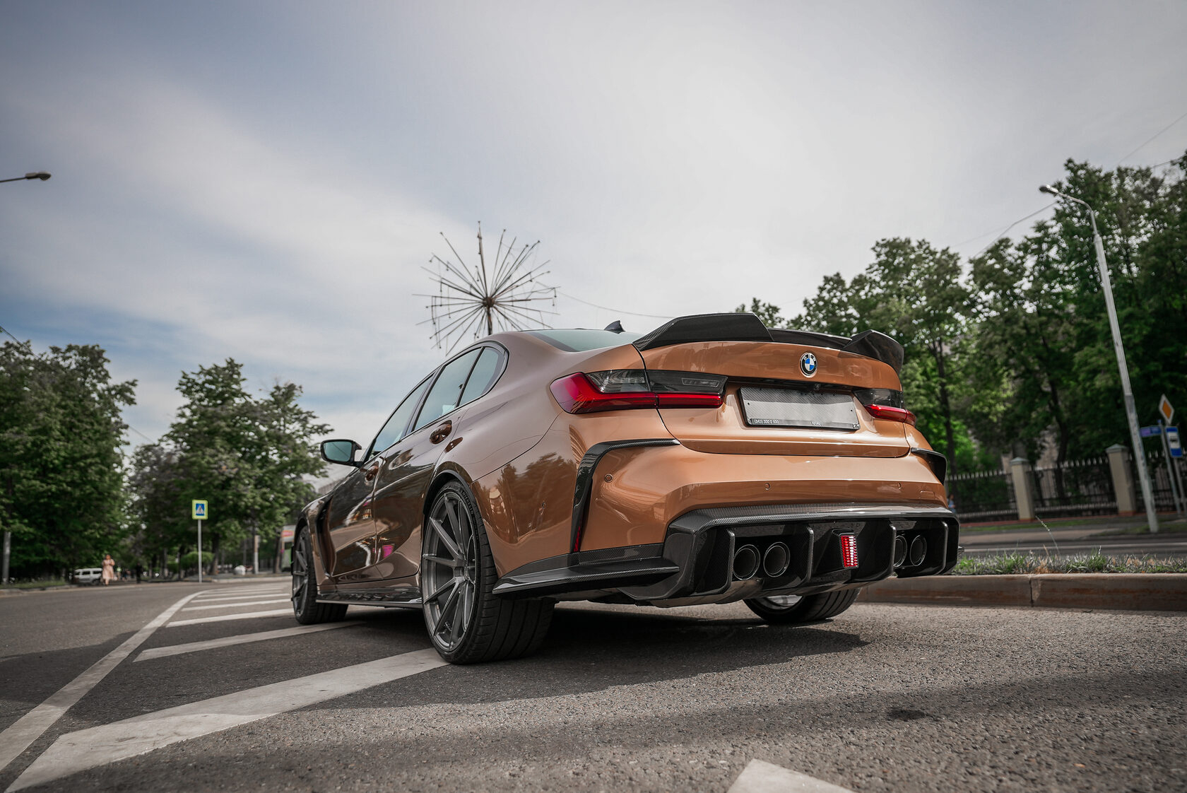 Spoiler Streetfighter Carbon for BMW M3 G80 Buy with delivery ...