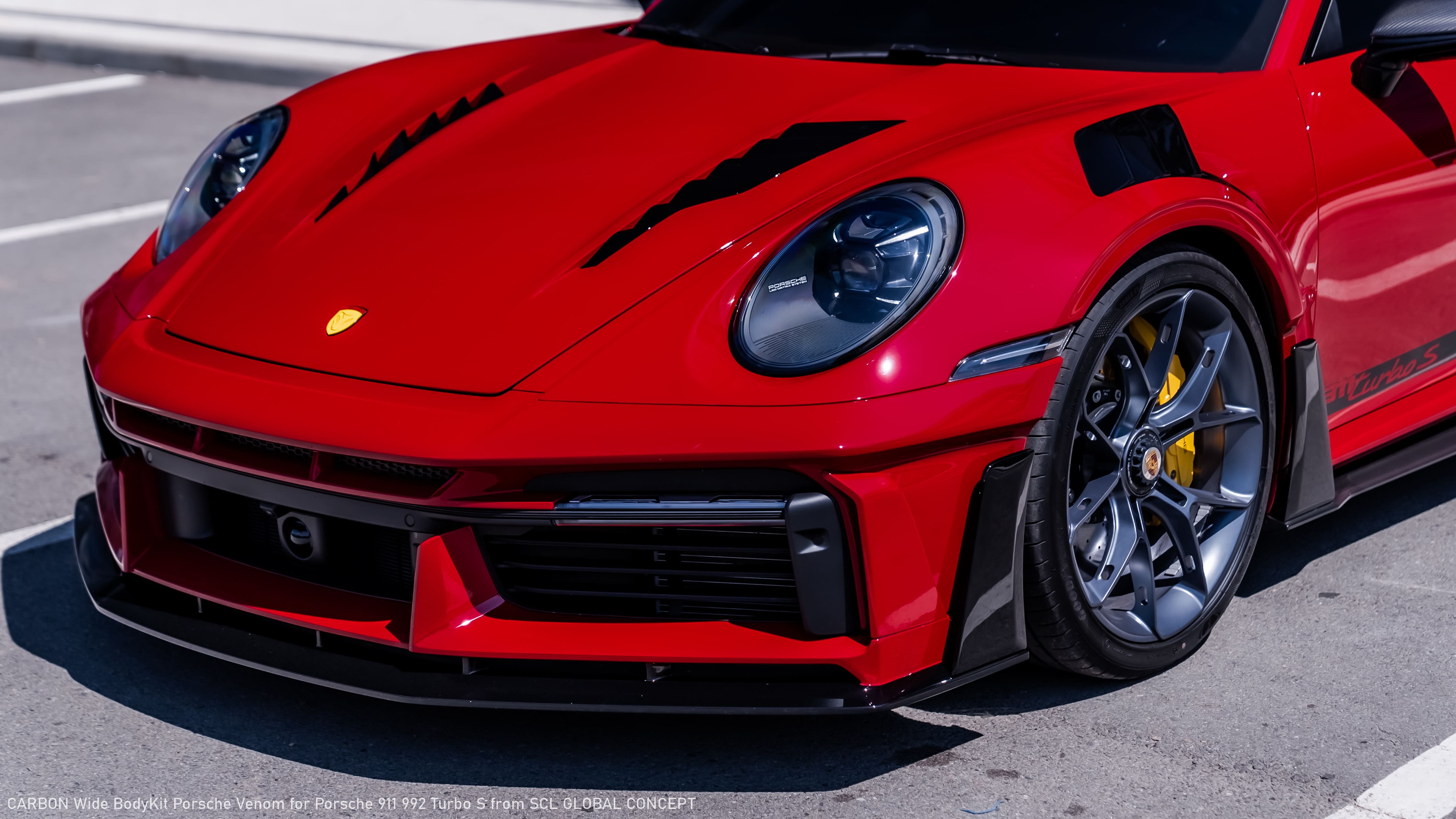 Decorative front fender inserts SCL Performance for Porsche 911 992 ...