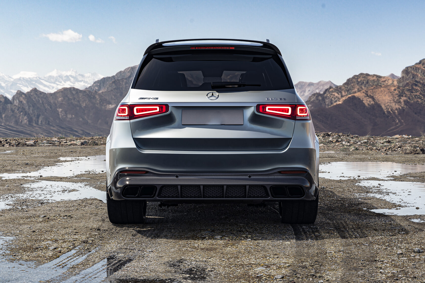 Carbon Fiber Body kit set for Mercedes GLS X167 Buy with delivery ...