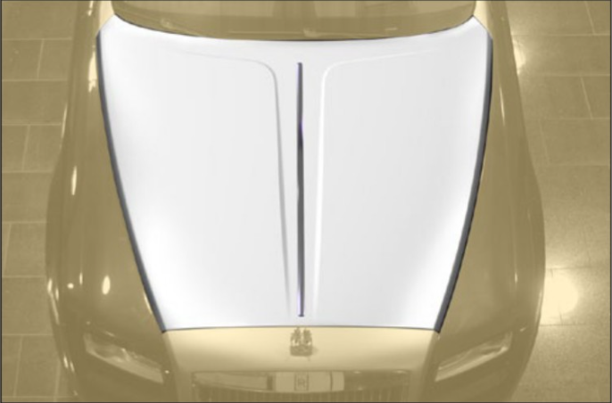 Engine bonnet with bar Mansory Carbon for Rolls-Royce Dawn Buy with ...