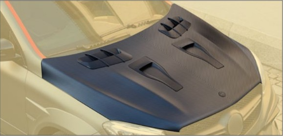 Engine bonnet Mansory carbon for Mercedes GLE Coupe C292 Køb med ...