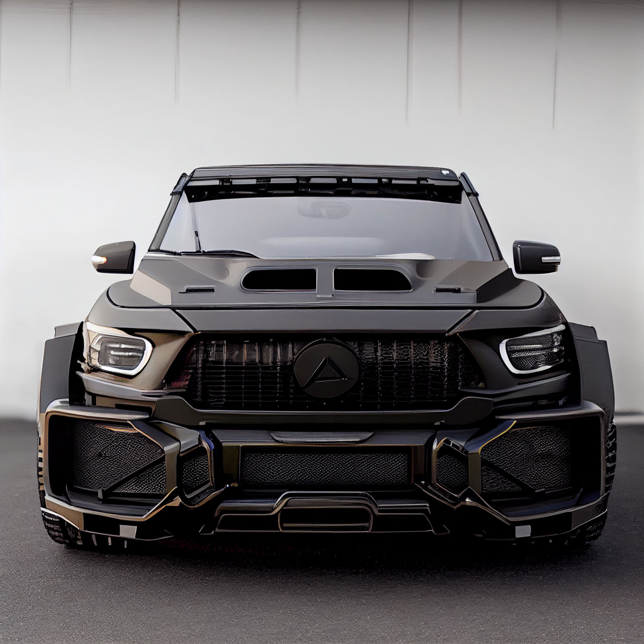 AI Custom Design Wide Body Front Bumper for Mercedes-Benz G-class W463 ...