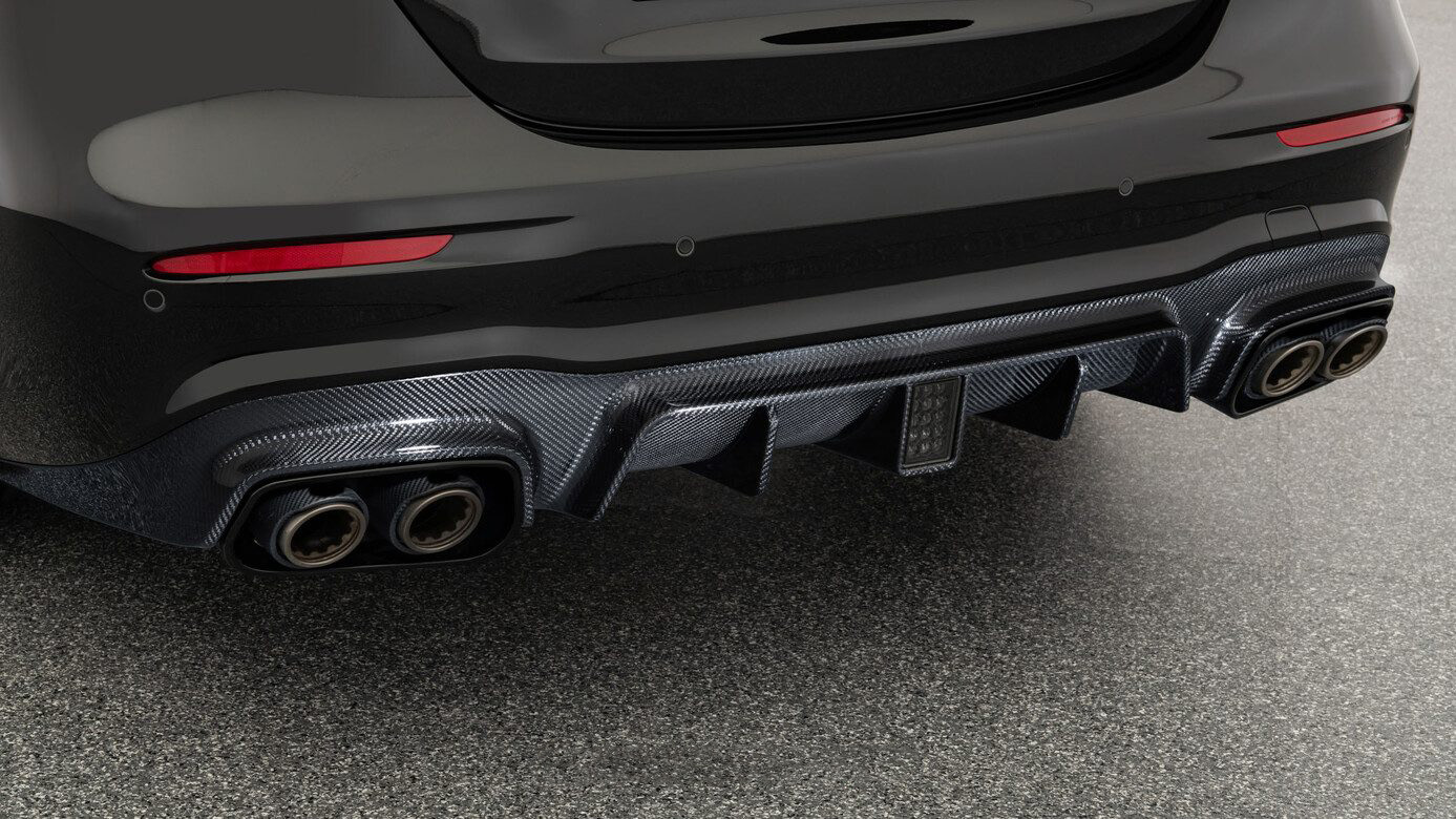 Rear diffuser BS Style carbon for Mercedes E-class AMG W213 AMG E 63 ...