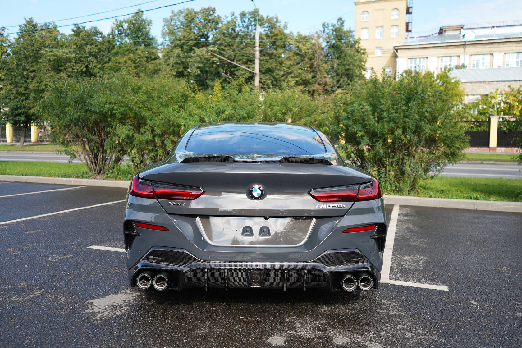 Rear bumper diffuser Carbon for BMW 8 series G14/G15/G16 Coupe Buy with ...