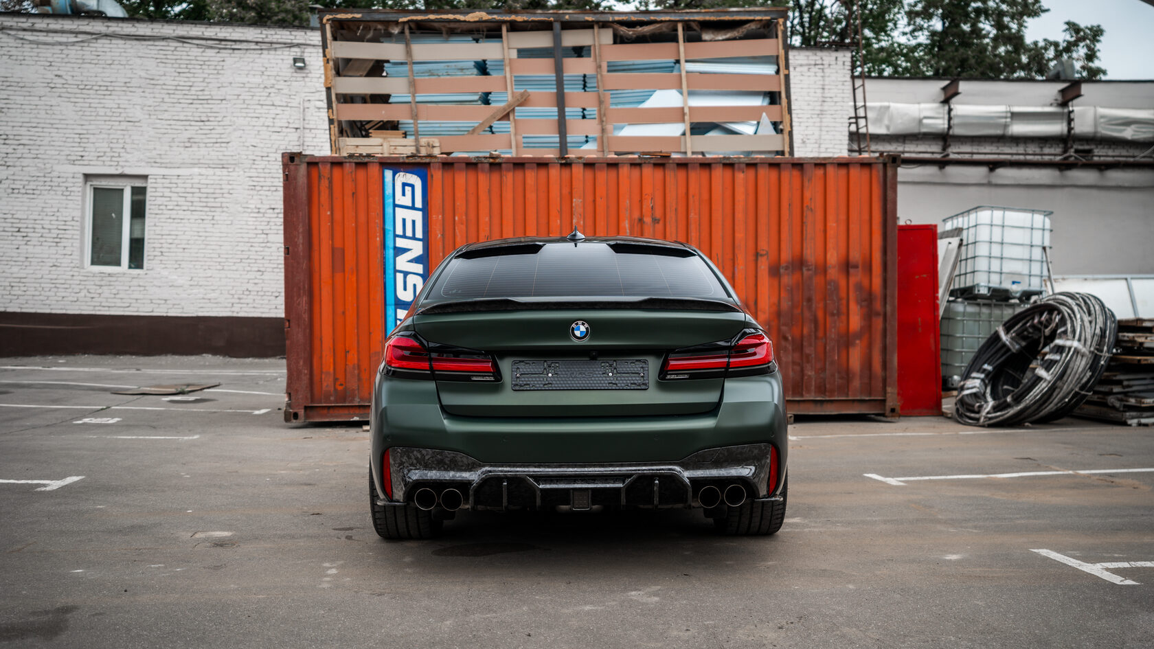 Roof spoiler Super Jet Forged Carbon for BMW M5 F90 Buy with delivery ...