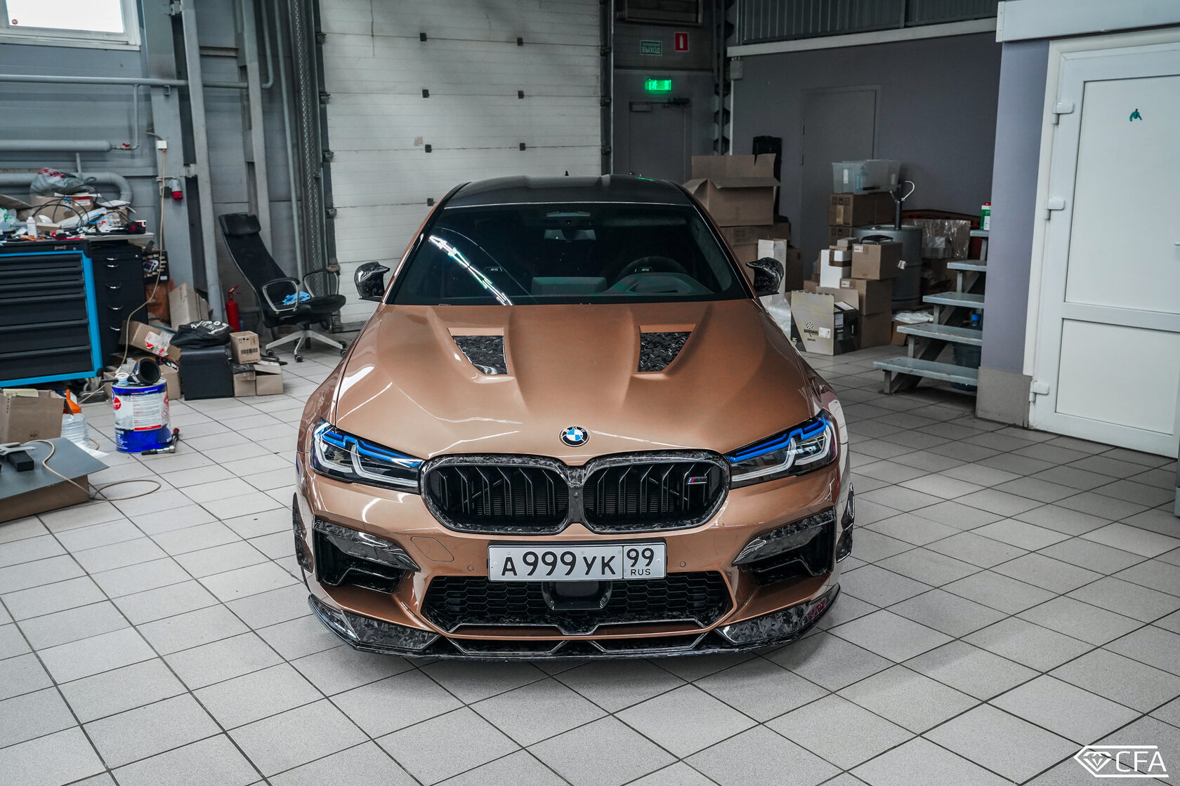 Canards Super Jet Carbon for BMW M5 F90 LCI Restyling Buy with delivery ...