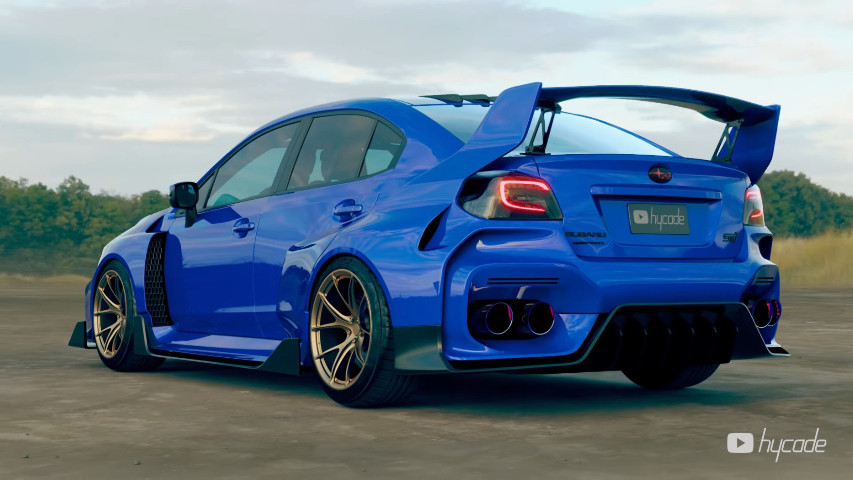 Subaru WRX Custom Wide Body Kit Set By Hycade Buy With Delivery