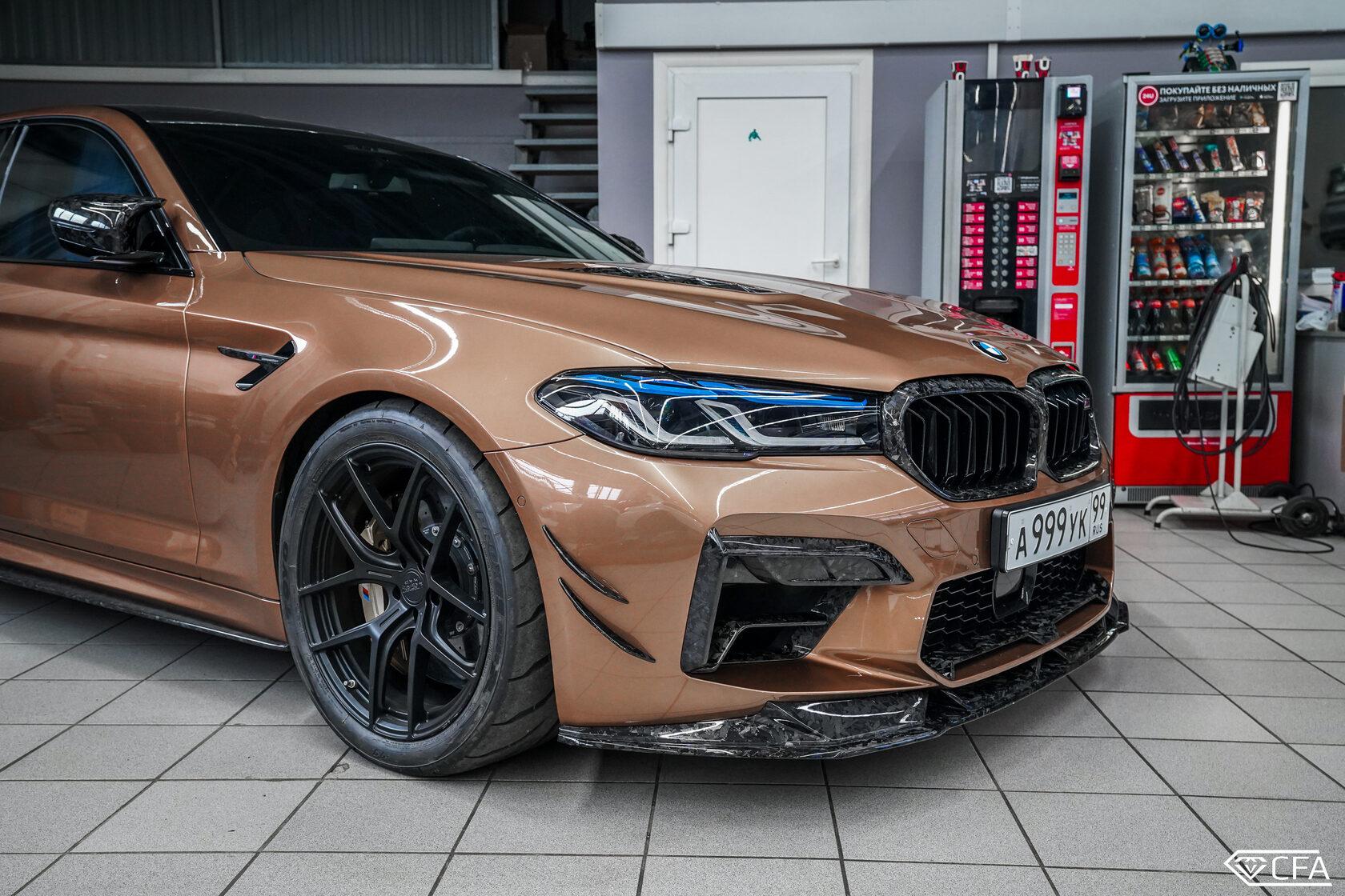 Canards Super Jet Carbon for BMW M5 F90 LCI Restyling Buy with delivery ...