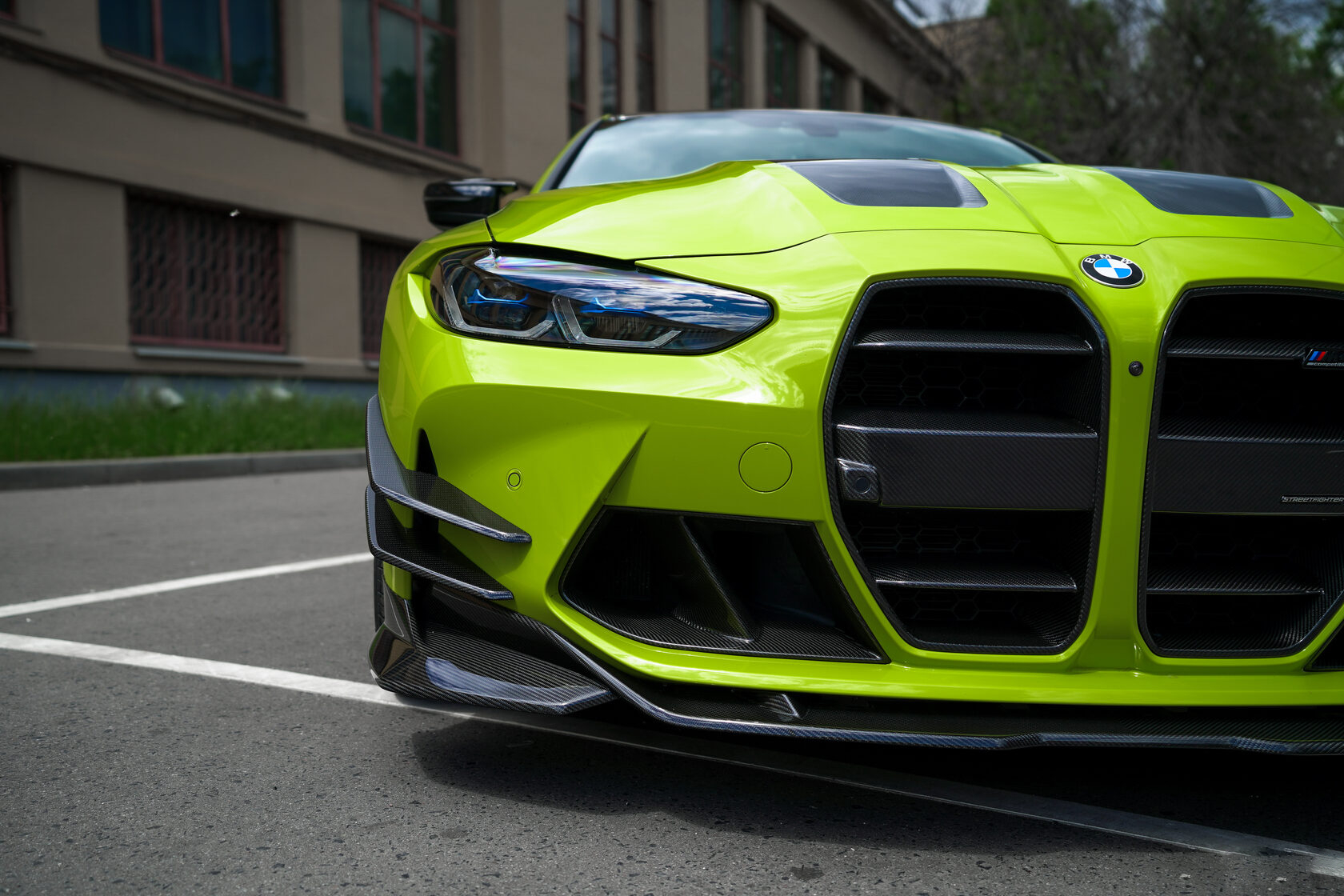 Radiator grille Streetfighter light Carbon for BMW M3 G81 Touring Buy ...