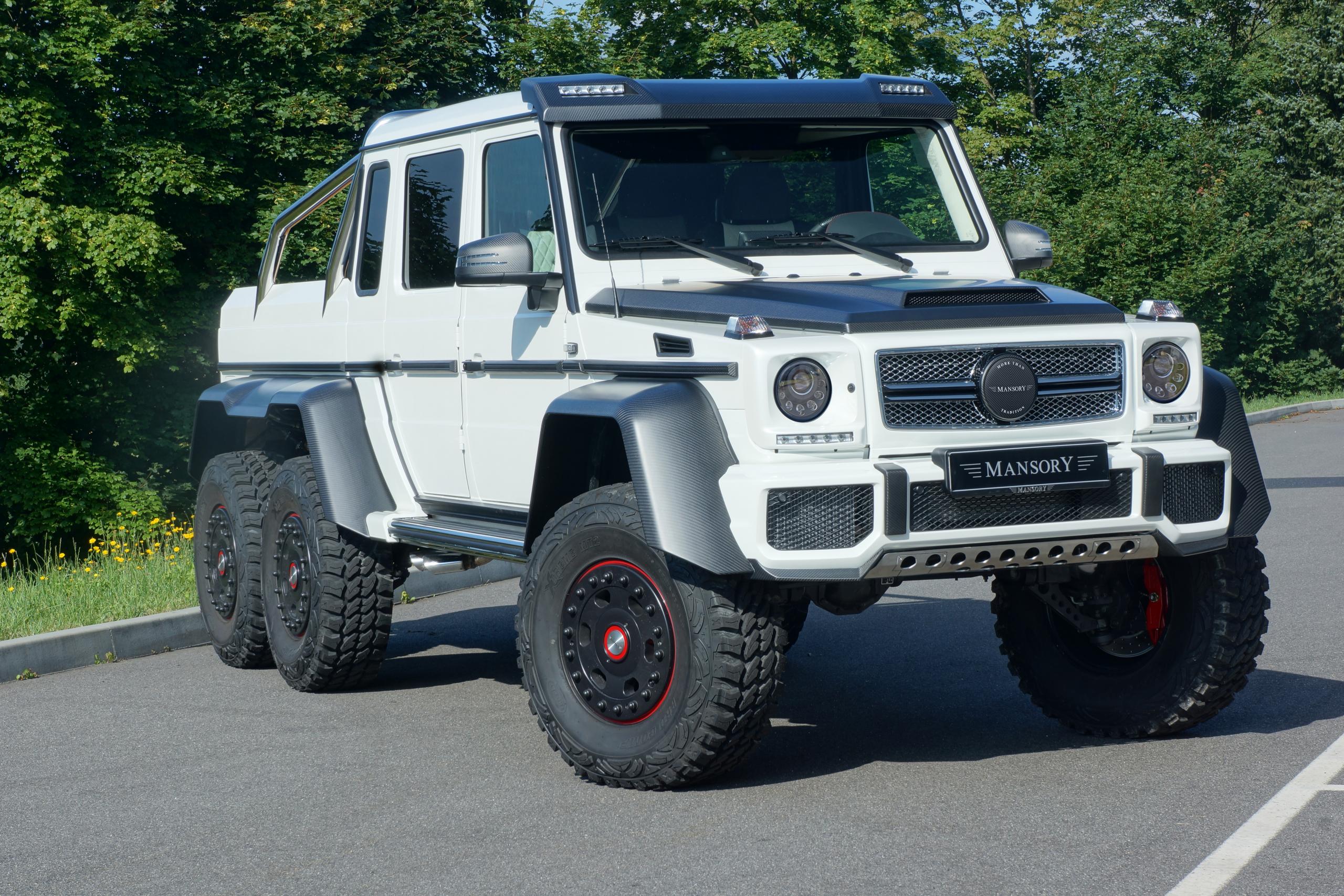 Mansory Carbon Fiber Body Kit Set For Mercedes G class AMG 6x6 Xtreme