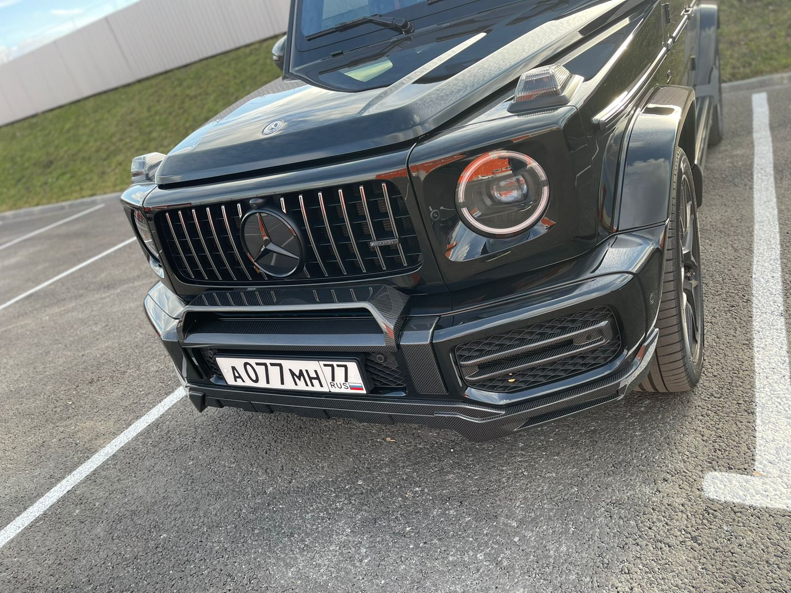 Front bumper cover Carbon for Mercedes G-class W463A Køb med levering, installation ...