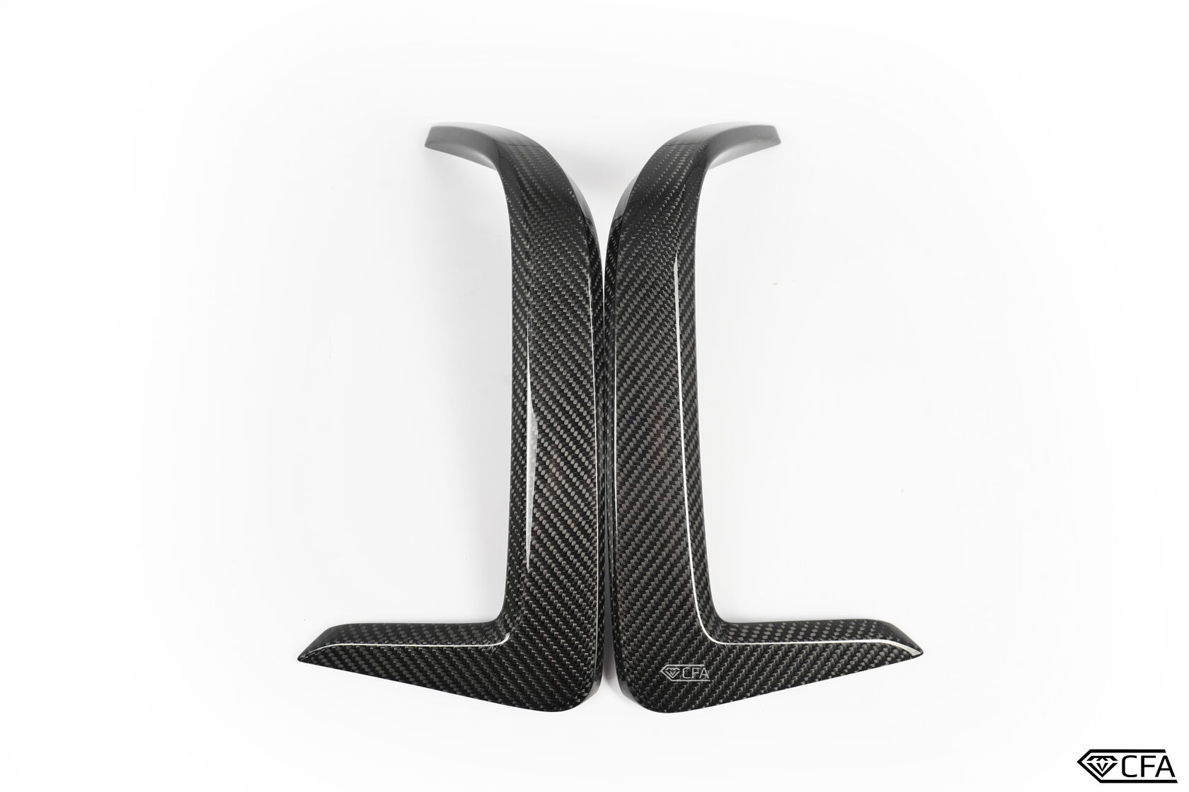 LCI Rear bumper inserts Megalodon Carbon for BMW X5 M F95 LCI Buy with ...