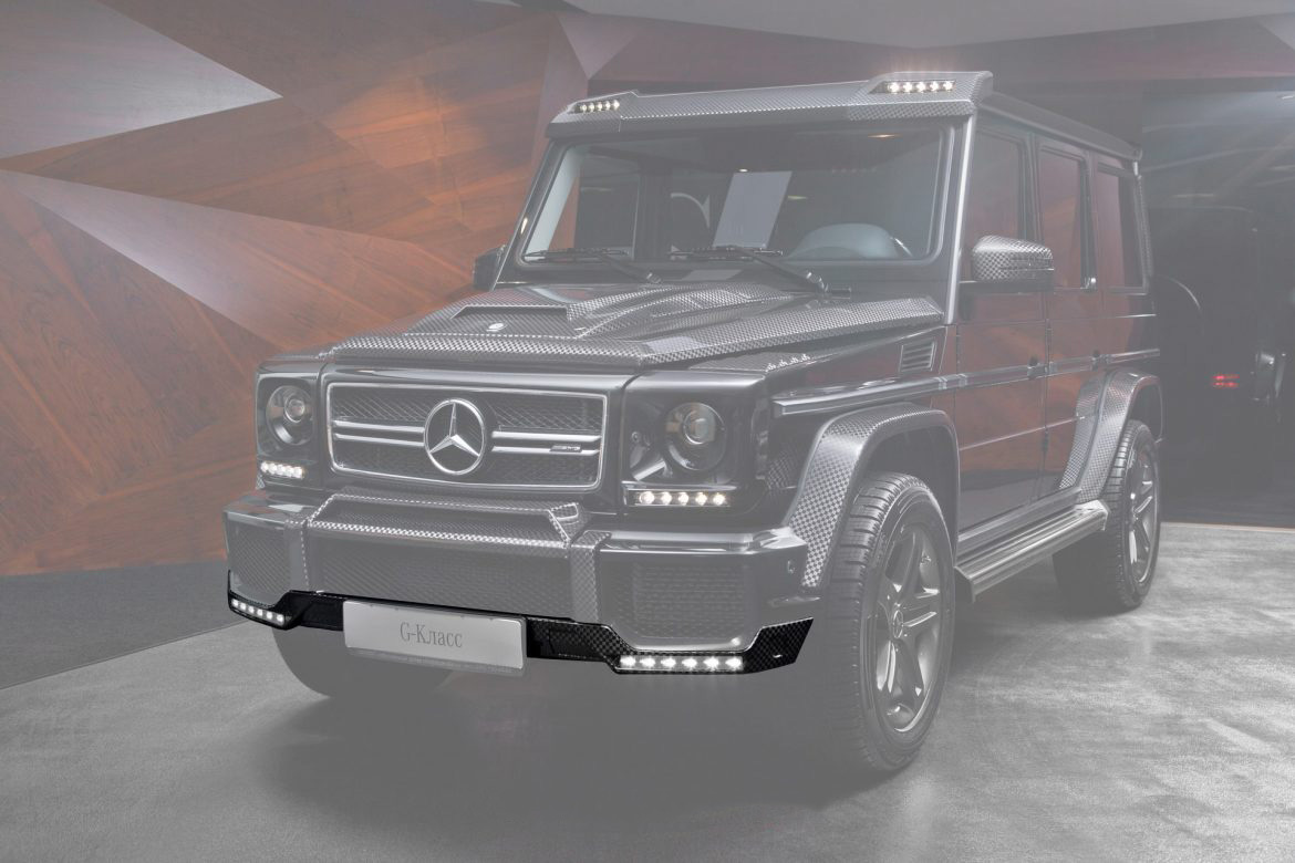 Front spoiler BS Style Carbon for Mercedes G-class AMG W463 AMG G 65 ...