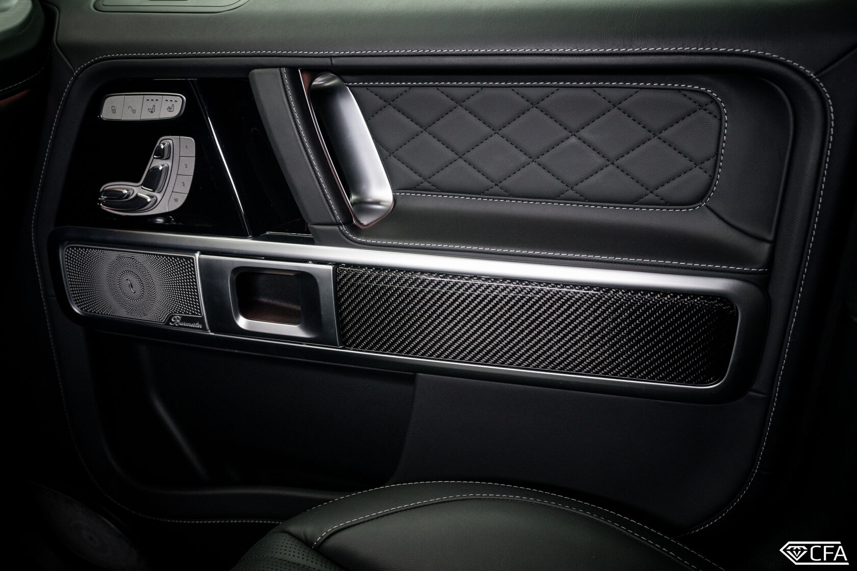 LHD Interior panels Forged Carbon for Mercedes G-class W463A Køb med ...