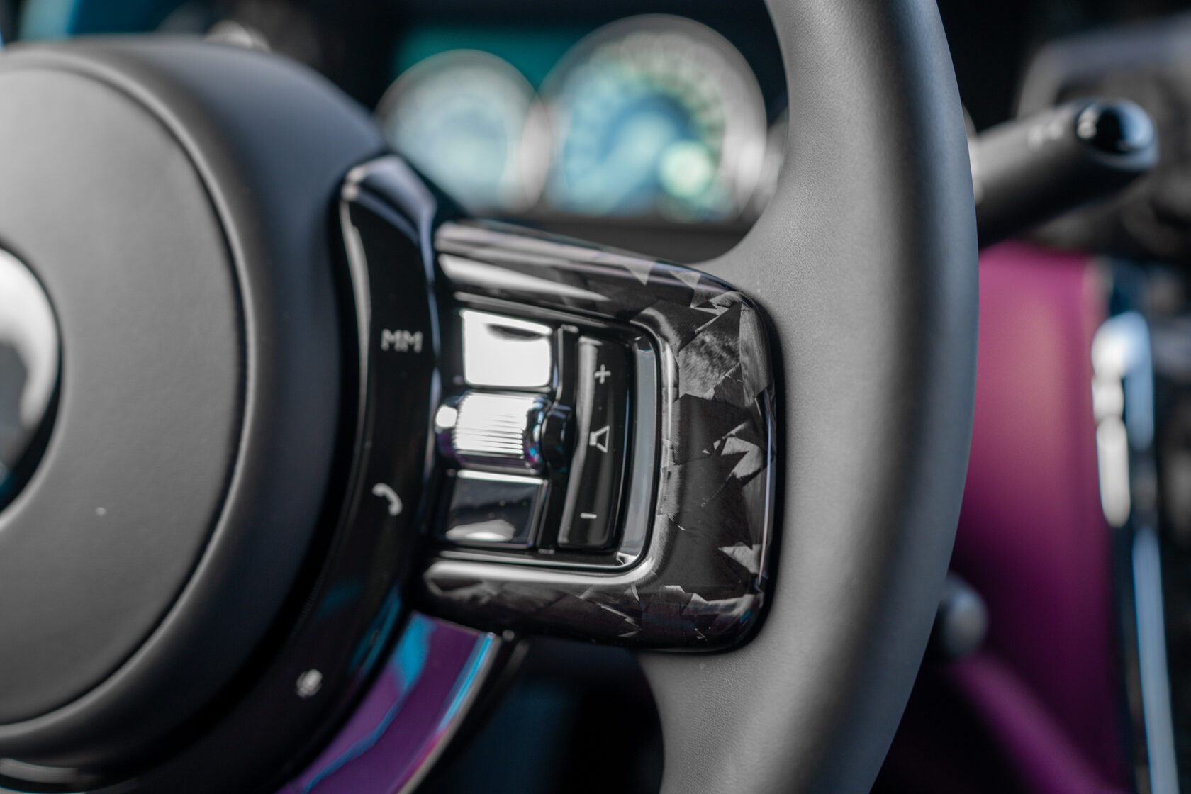 Steering wheel inserts Carbon for Rolls-Royce Cullinan Buy with ...