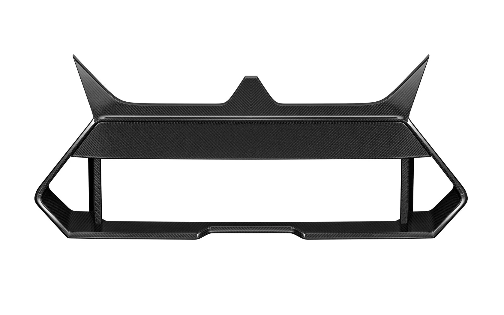 Front bumper center insert M Performance Carbon for BMW X5 M F95 LCI ...
