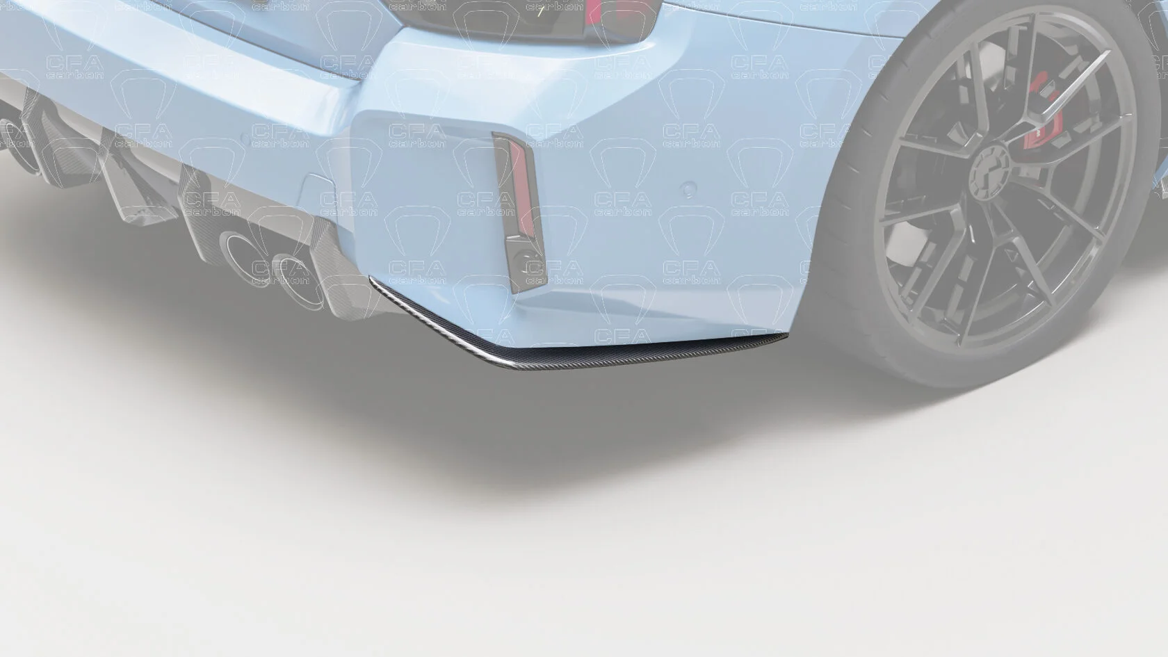 Rear bumper blades Sport Tech Carbon for BMW M2 G87 Buy with delivery ...