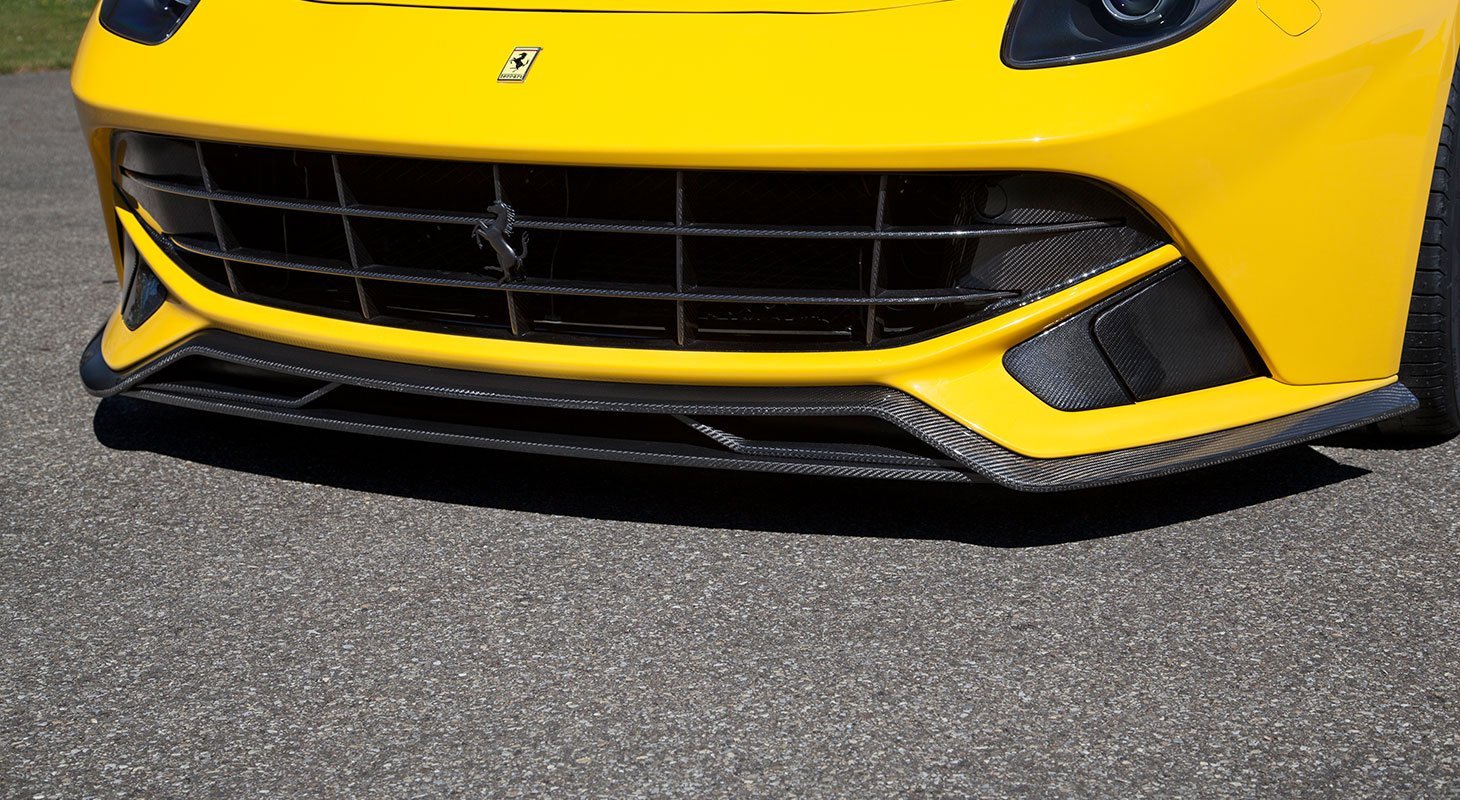 Front spoiler lip Novitec style carbon for Ferrari F12 Berlinetta Buy ...