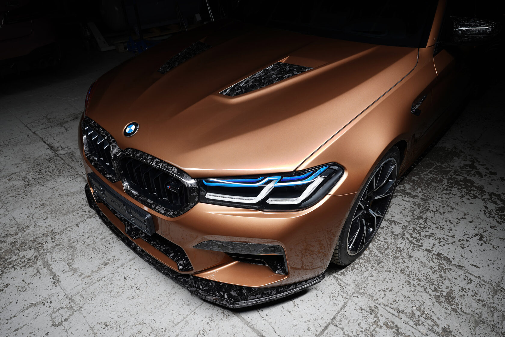 Forged Carbon Fiber Body kit set for BMW M5 F90 LCI Restyling Buy with ...