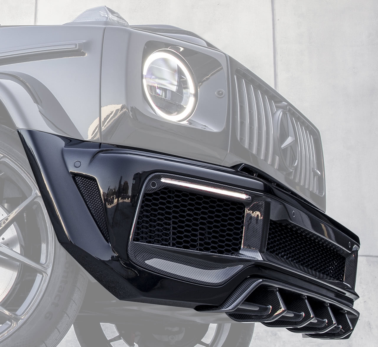 Aero Front G-Sport Vented Bumper Onyx for Mercedes-Benz G-class W463A Køb med levering ...