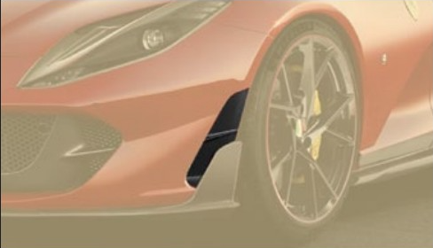 Front air outtake Mansory Carbon for Ferrari 812 Softkit Buy with ...