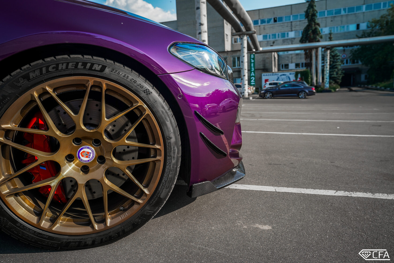 Canards Super Jet Carbon for BMW M5 F90 LCI Restyling Buy with delivery ...