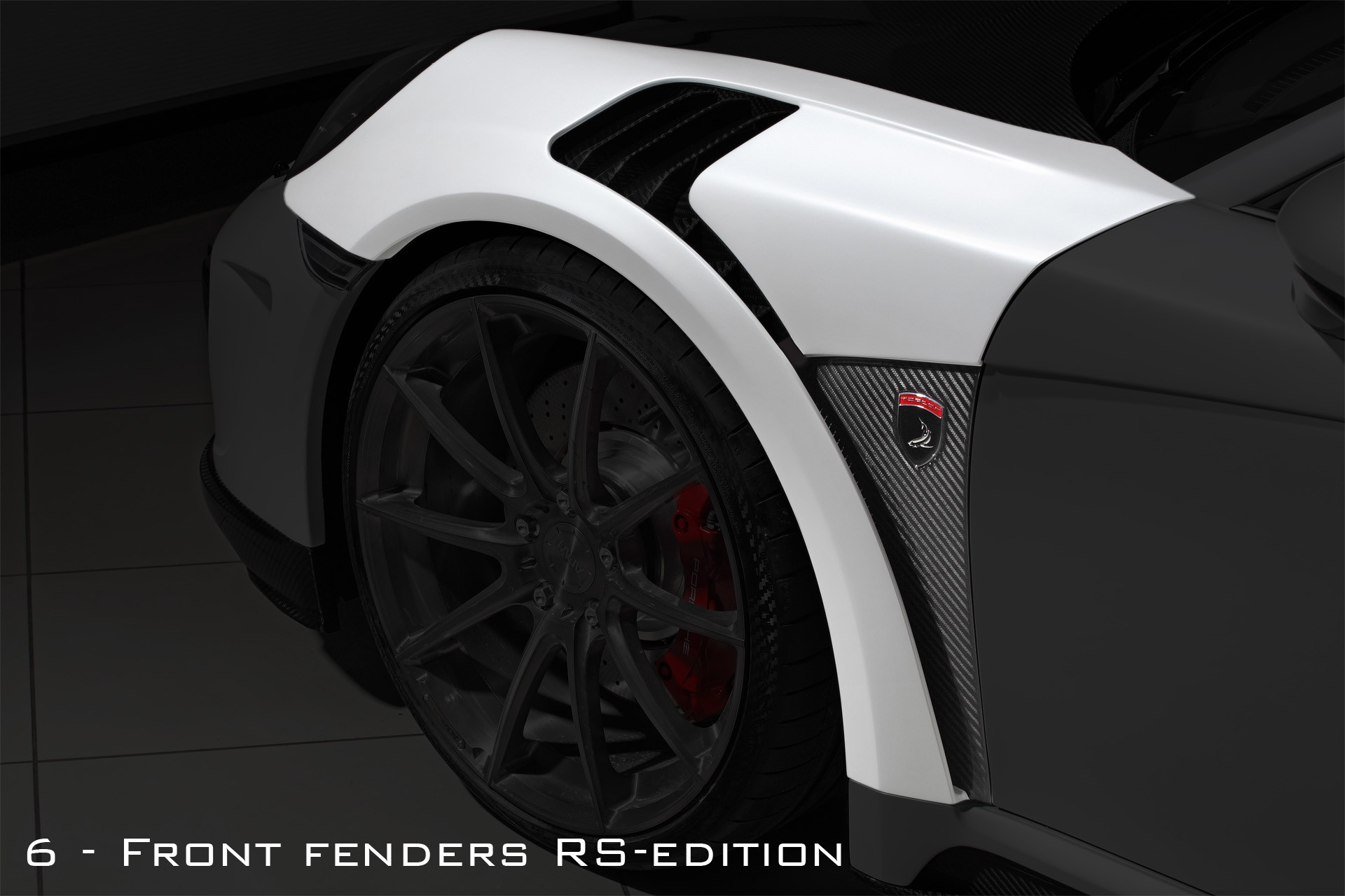 Front fenders RS-edition Primed/Visible carbon Topcar Design for ...